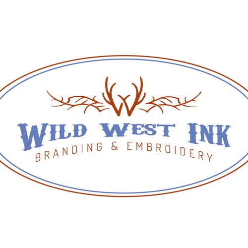 We need a logo for Wild West Ink Branding & Embroidery | Logo design ...