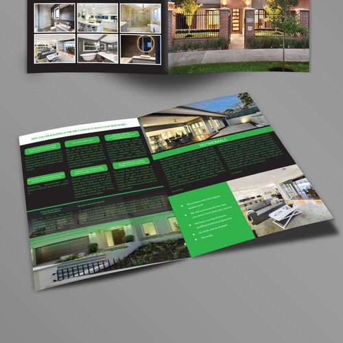 Create the most contemporary and upmarket custom home builder marketing ...