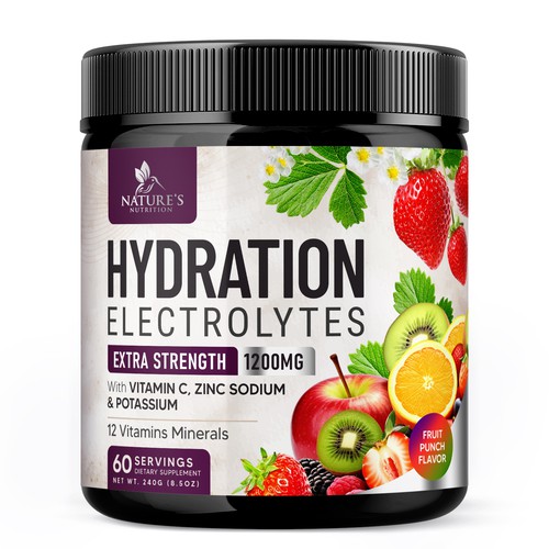 Designs | Hydration Electrolytes Design Needed for Nature's Nutrition ...