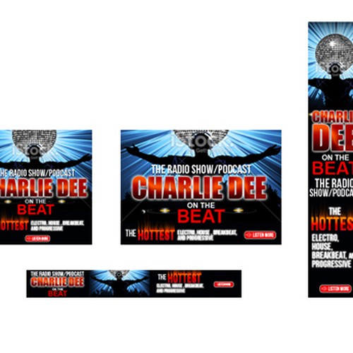 Create a banner ad for a brand new radio show/podcast | Banner ad contest