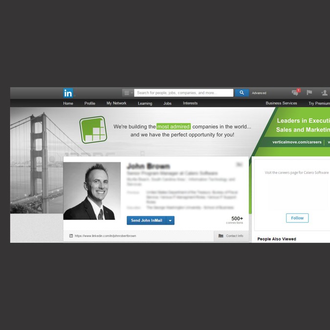 LinkedIn Background Image 1400 x 425: Format—JPG, PNG, or GIF | Social ...