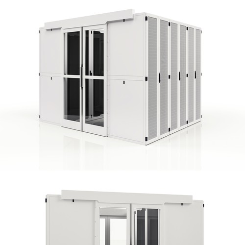 Designs | 3D animation with exploded view of a server cabinet and ...