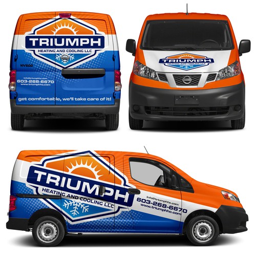 Designs | Hvac van wrap | Car, truck or van wrap contest