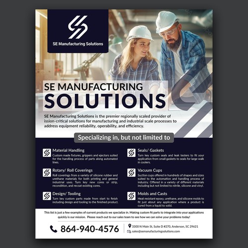 Designs | Clean single page line card for potential customers ...