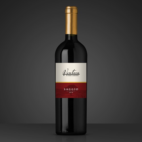 Premium red wine label | Etiketten Wettbewerb