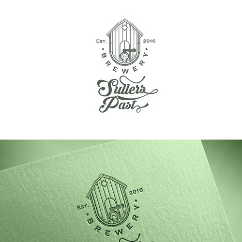 Rustic farmhouse brewery logo design | Logo design contest