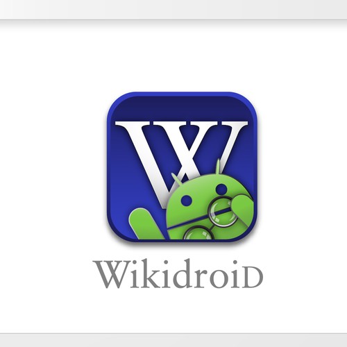 Icon for an Android Wikipedia browser application | Logo design contest