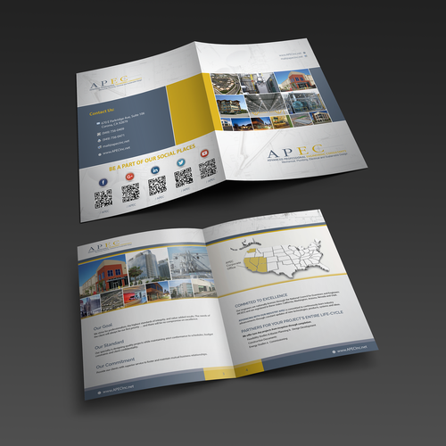 Design a Professional Booklet for an Engineering Firm | Brochure contest