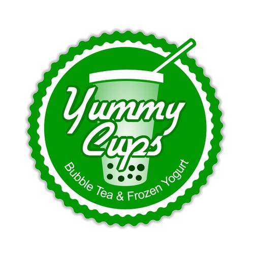 Yummy Cups Bubble Tea & Frozen Yogurt needs a new logo | Logo design ...
