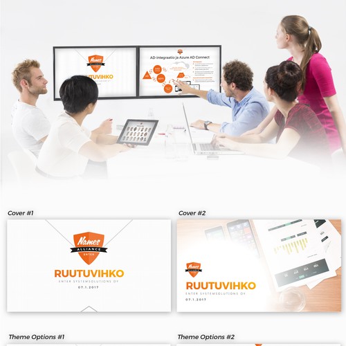 Inspiring PowerPoint template Contests - 99designs