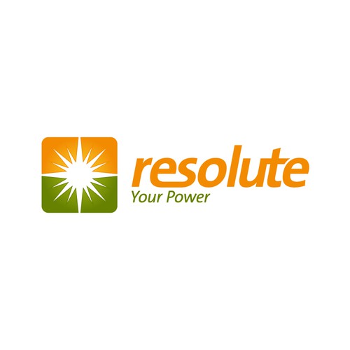 RESOLUTE. Your Power. Make a logo for a national smart tech company ...