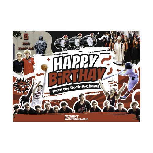 Designs | Vibrant Rock-A-Chaw Birthday Card: Design Challenge for Young ...