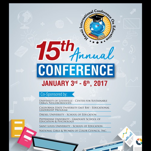 Conference Program Cover Design. | Postcard, flyer or print contest