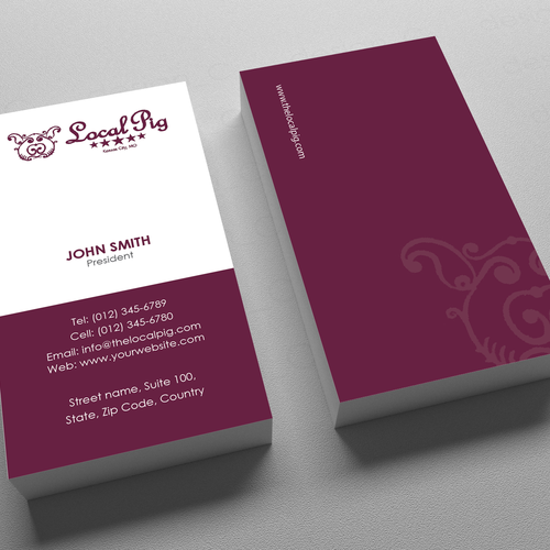 Local Butcher Shop - Business Card | Business card contest