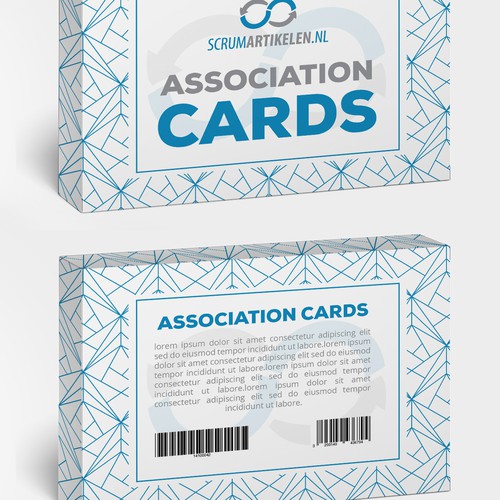 Create a nice Box design and backside of card design for Association ...