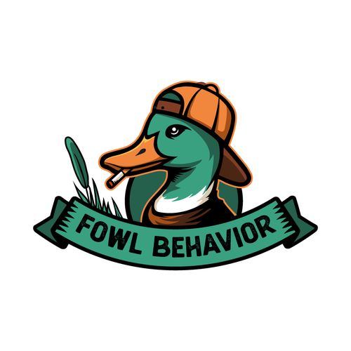 Designs | Fowl Behavior - hunting lifestyle brand logo | Logo design ...