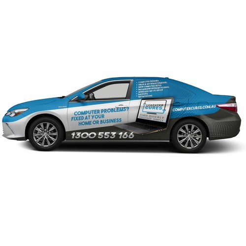 Design a world class Car Wrap for Computer Repair and IT Support ...