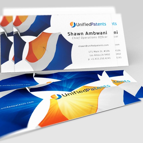 Designs | business card for Unified Patents | Business card contest