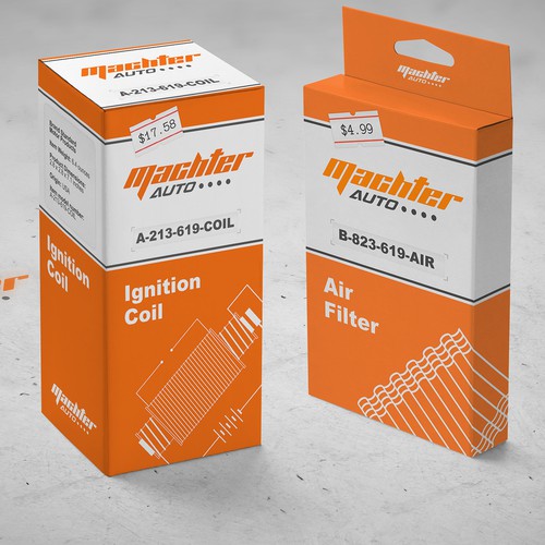 Ultimate Automotive Parts Packaging Design | concurso Embalagem