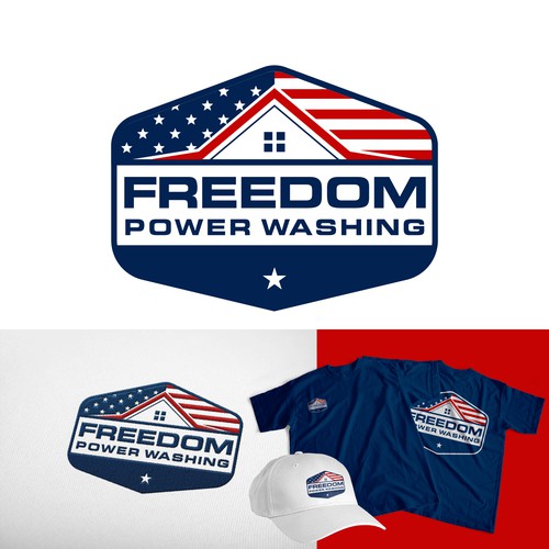 Designs | Design a Bold and Patriotic Logo for Freedom Power Washing ...