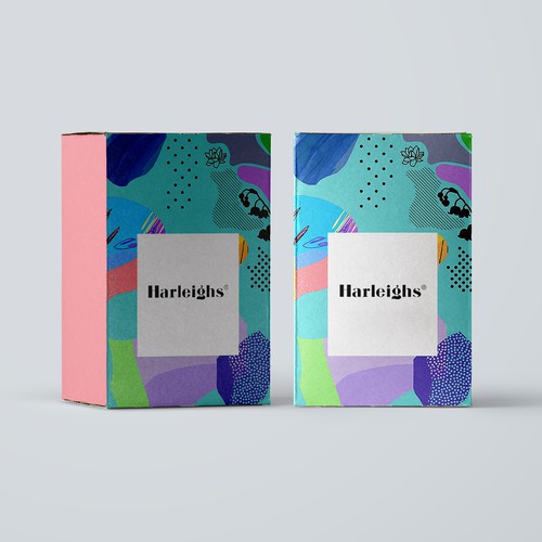 Create a refreshing and vibrant packaging design for a womens razor ...