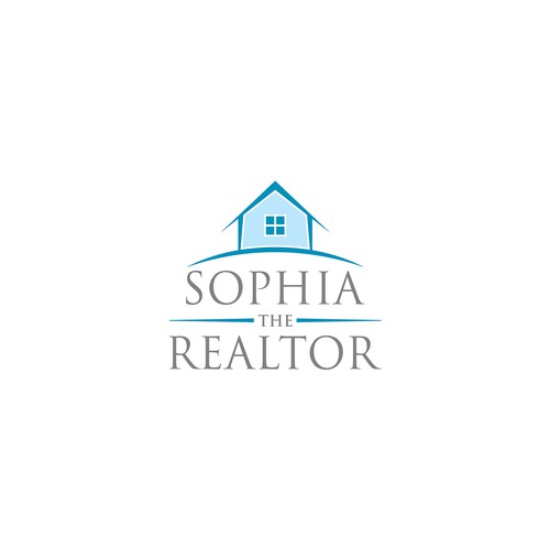 Individual Real Estate agent logo incorporating the shape of a house ...
