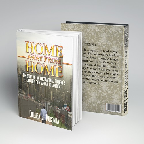 Designs | A book cover illustrating the journey of an international ...