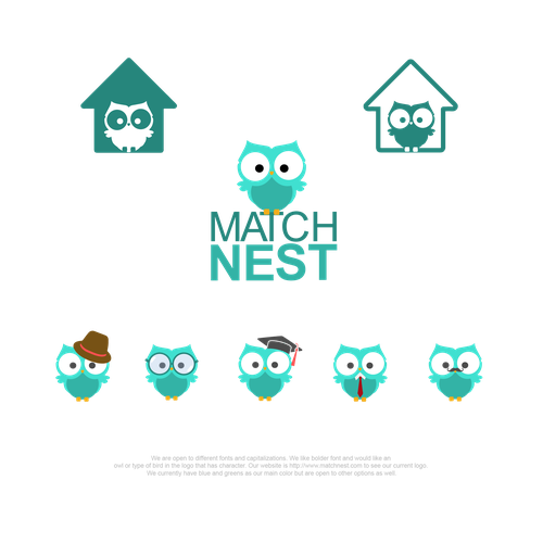 Design logo with a fun, smart bird as guide for home improvement ...