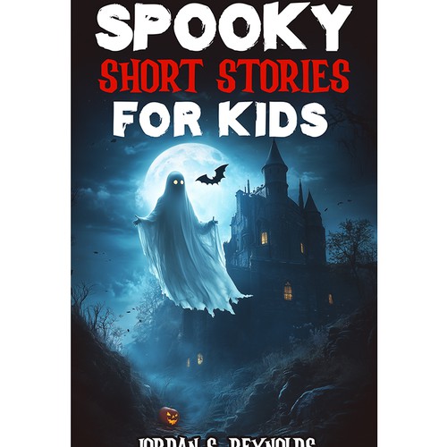 Designs | Spooky Short Stories for Kids Cover and Back | Book cover contest