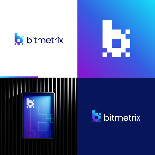 Designs | Blockchain AI Analytics Logo Design - bitmetrix.ai | Logo ...