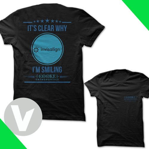 Invisalign Orthodontic T=shirt design | T-shirt contest