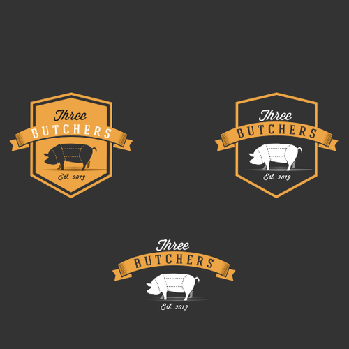 Three Butchers needs a new logo | Logo design contest