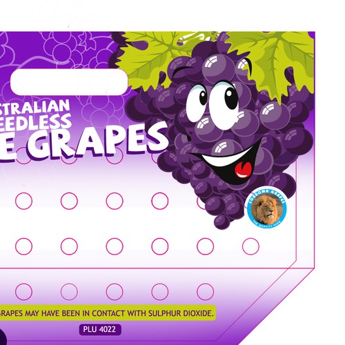 Grape packaging for International Supermarkets | Product packaging contest