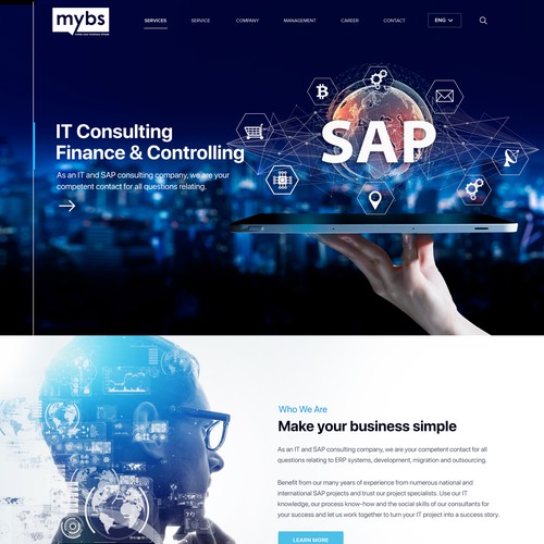 Designs | Creative Webdesign for Consulting Company who helps customer ...