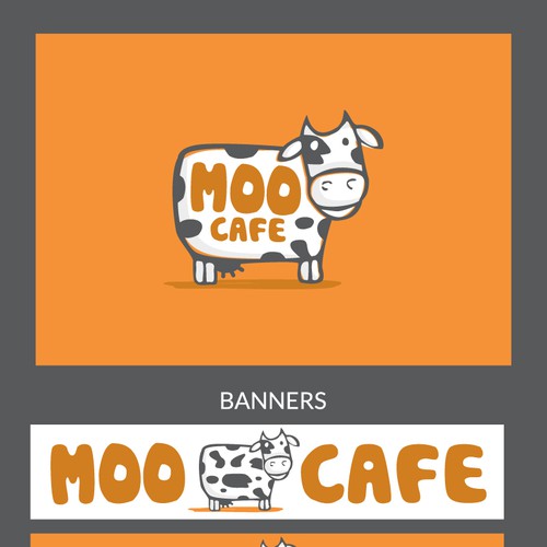 Designs | Moo Cafe wants your help to create a cute logo for our cafe ...