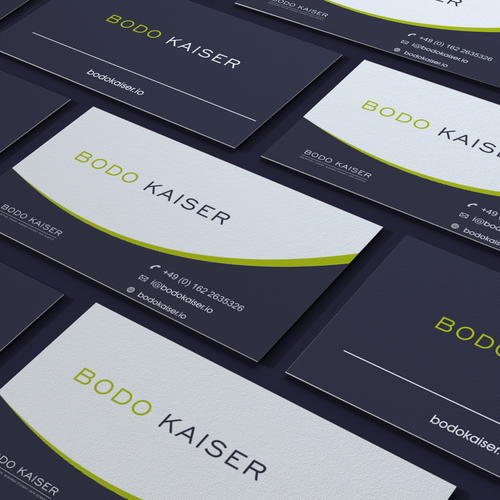 Flat Design for Hacker | Business card contest