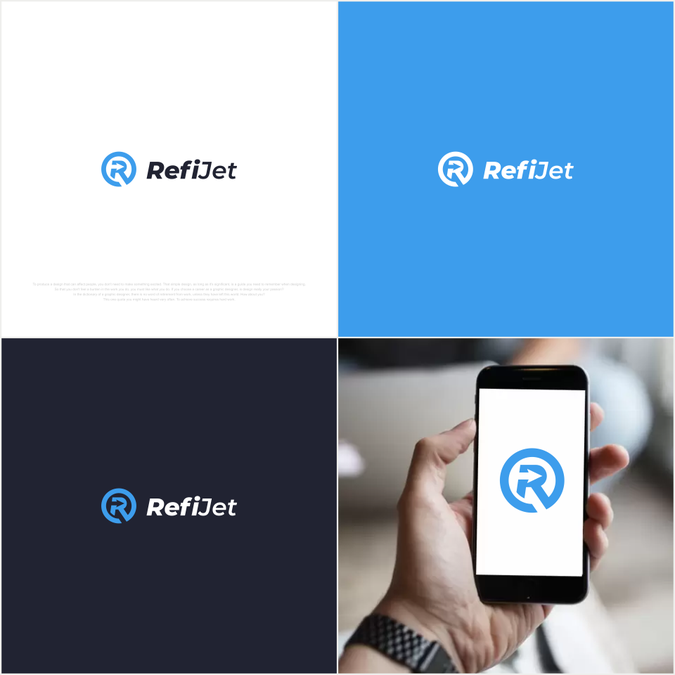 Design a modern, techy, and fun logo for RefiJet! | Logo design contest