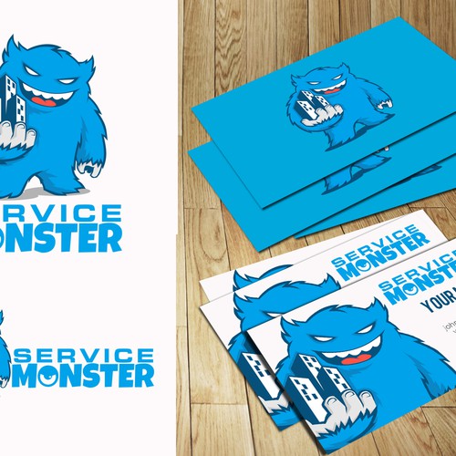 Create a capturing monster incorporated image to reflect Service ...