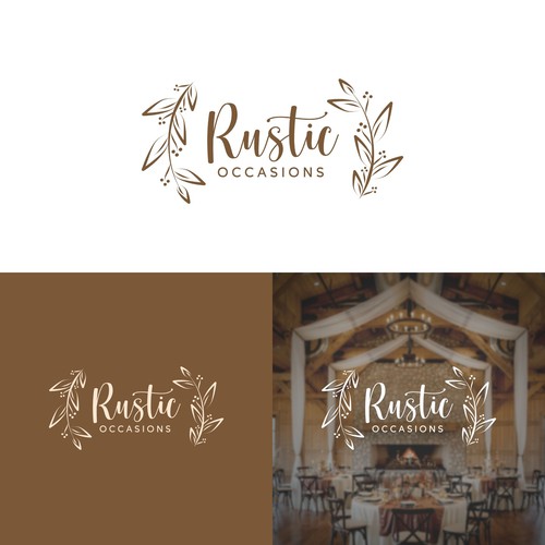 Designs | Rustic/Vintage logo for wedding decor rental service! | Logo ...