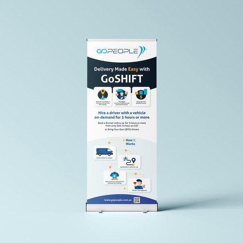 Designs | GoPeople Banners | Signage contest