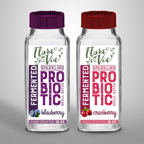 Design a Label for a new Probiotic Drink | Product label contest