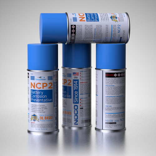 Aerosol can re-design with template and content provided | Product ...