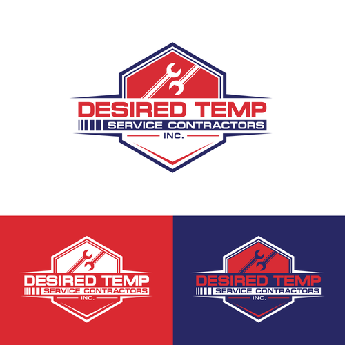 Designs | Desired Temp Service Contractors | Logo design contest