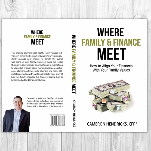 Book cover design for modern financial planning book | Book cover contest