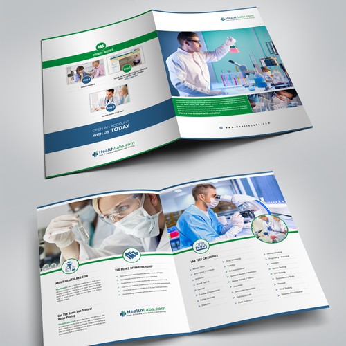Design Brochure for Lab Testing Company | Brochure contest