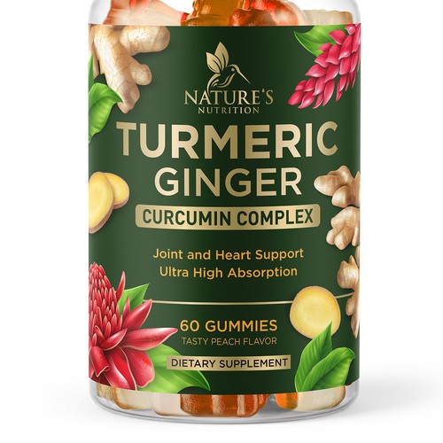 Designs | Natural Turmeric Gummies Design Need for Nature's Nutrition ...