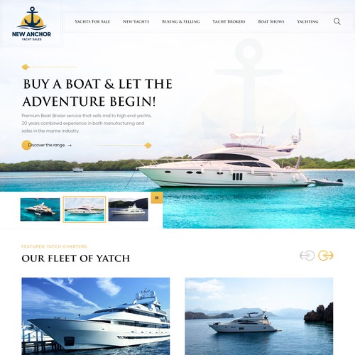 Designs | 🛥️ 👙🚤 Awesome boat / yacht brokerage firm changing the ...