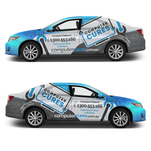 Design a world class Car Wrap for Computer Repair and IT Support ...