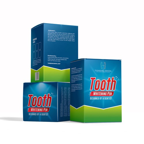 tooth whitening box | Product packaging contest