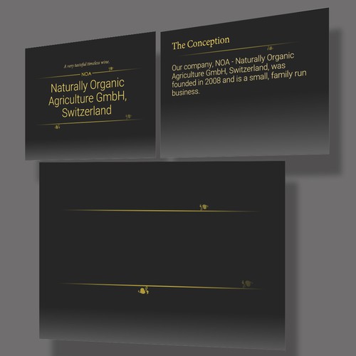 Organic wine Presentation to US wholesalers | PowerPoint template contest